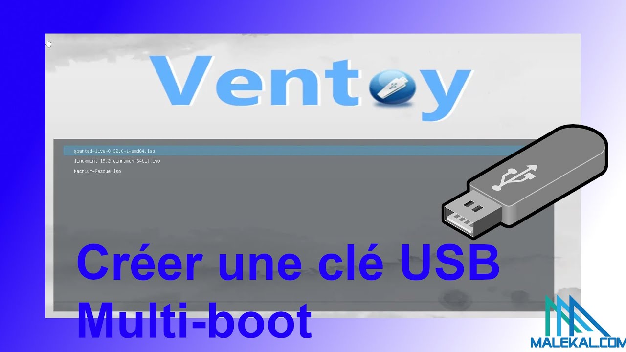 Ventoy Créer Une Clé Usb Multiboot Youtube