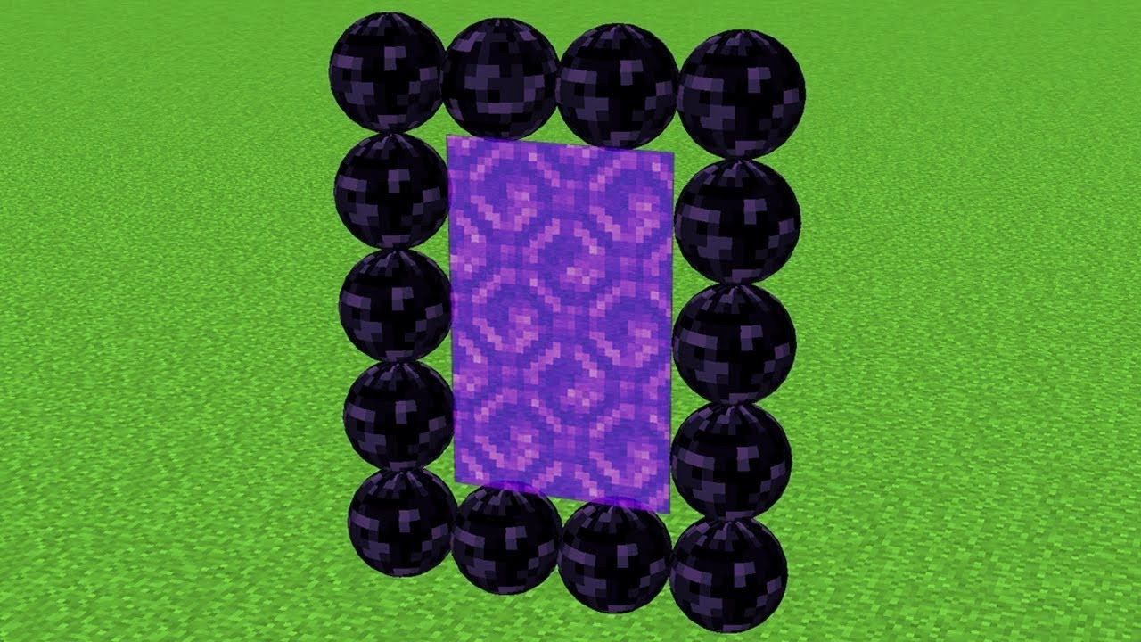 round portal in minecraft ? - YouTube