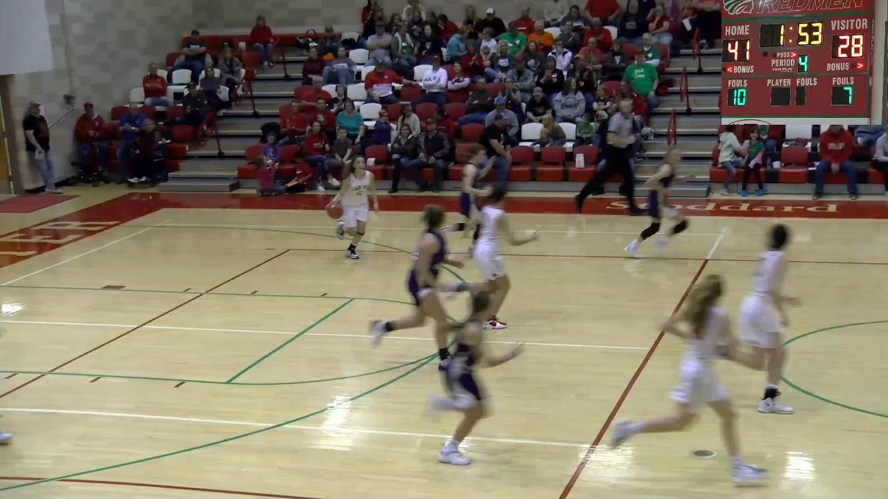 Smith Center Lady Red Vs. Oakley Lady Plainsmen basketball - YouTube