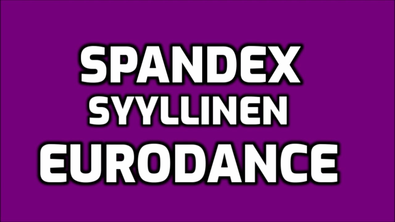 Spandex - Syyllinen [EURODANCE] - YouTube