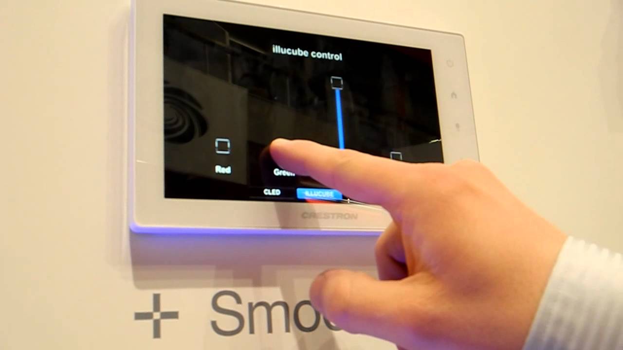 Crestron DALI-enabled LED light fixtures at ISE 2013 - YouTube