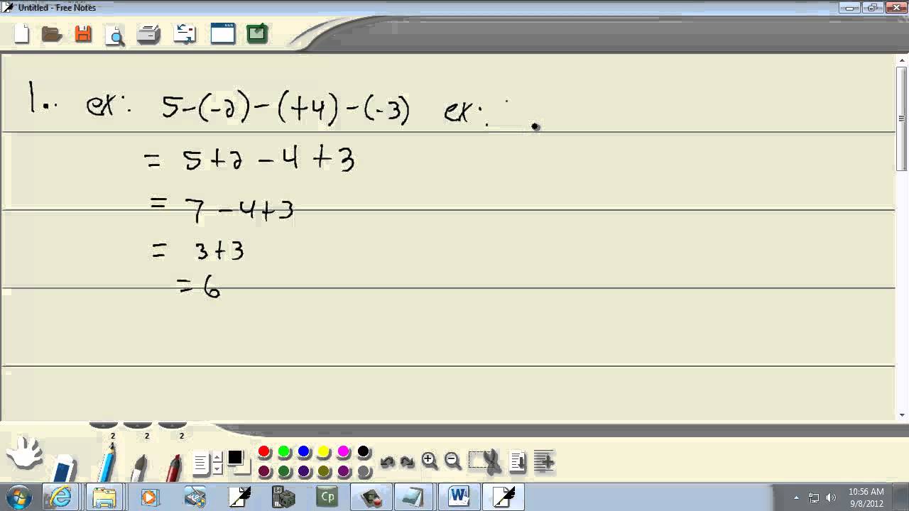Elementary Algebra - Chapter 1 Test - Problem Type 1 - YouTube