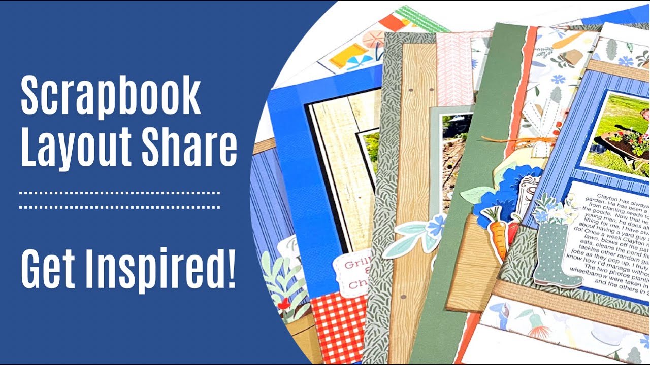 Scrapbook Layout Share / Inspiring Ideas! - YouTube