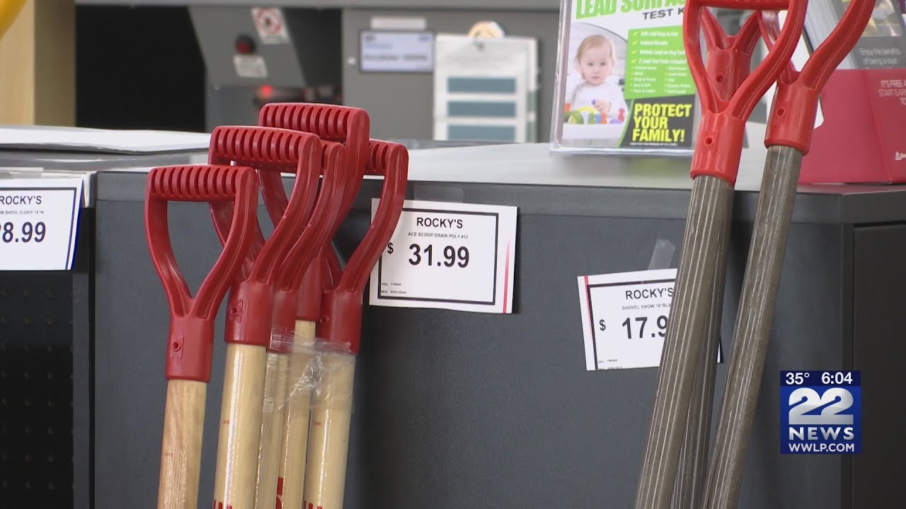 Winter supplies in high demand at local hardware stores - YouTube