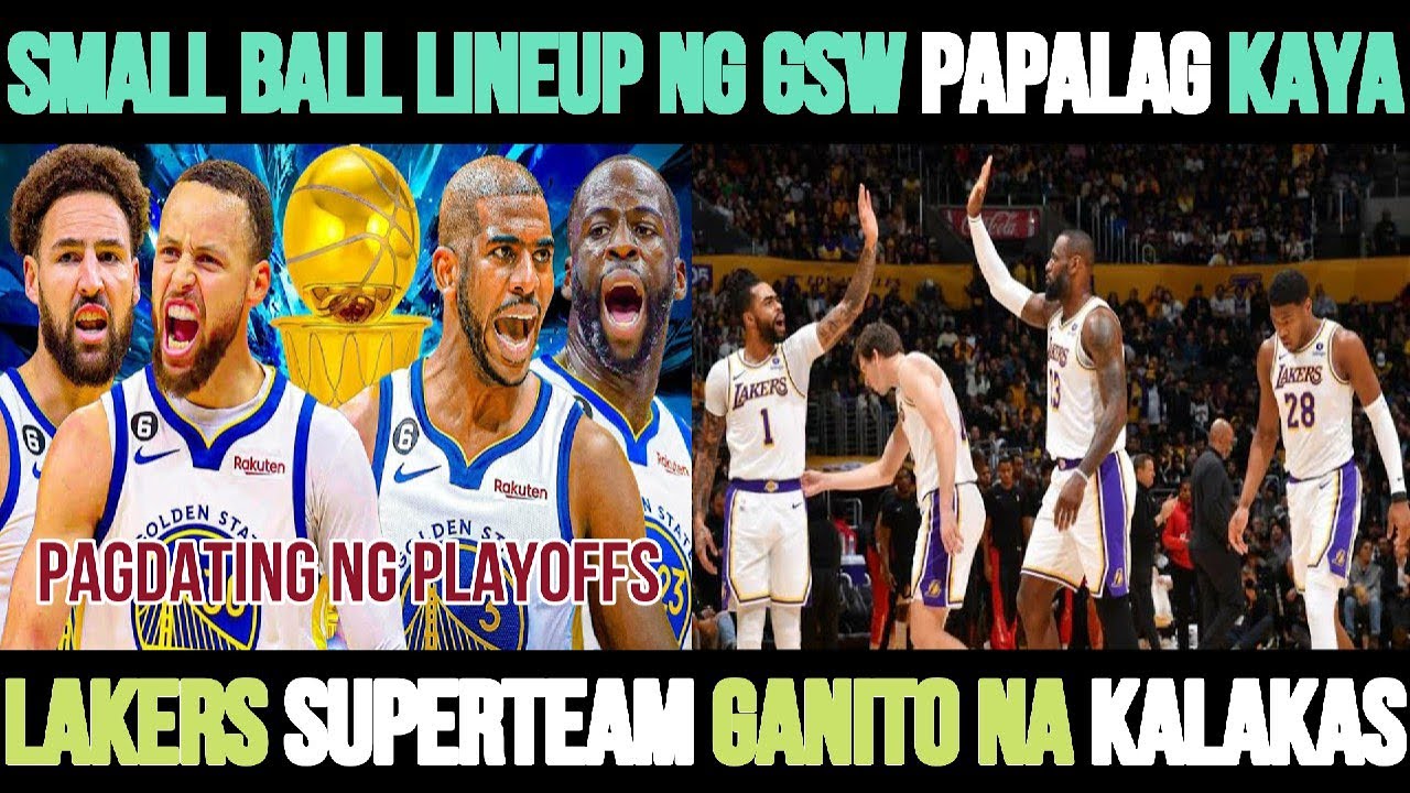 LAKERS SUPERTEAM Ganito KALAKAS KAPALITAN ni D'ANGELO | GSW Small Ball ...