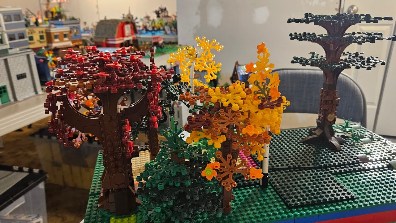 Creating bendable trees with Lego! - YouTube