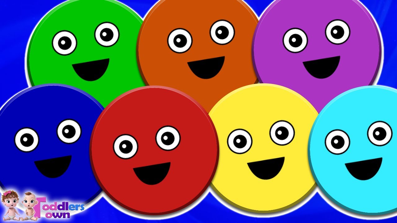 Shapes Color Song | Colors Song | Learn Colors with the Help of Shapes ...