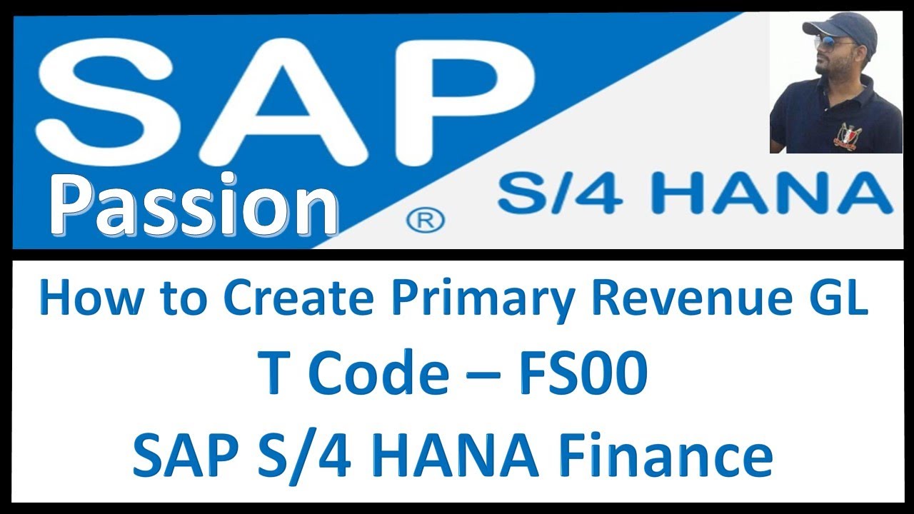 How to Create Primary Revenue GL | T Code – FS00 | SAP S/4 HANA Finance ...