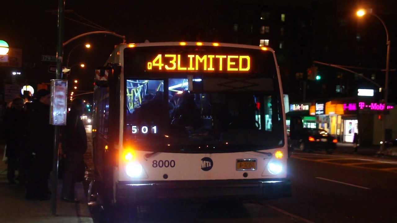 MTA New York City Bus 2011 NovaBus LFS 8000 On The Q43 Limited @ 180th ...