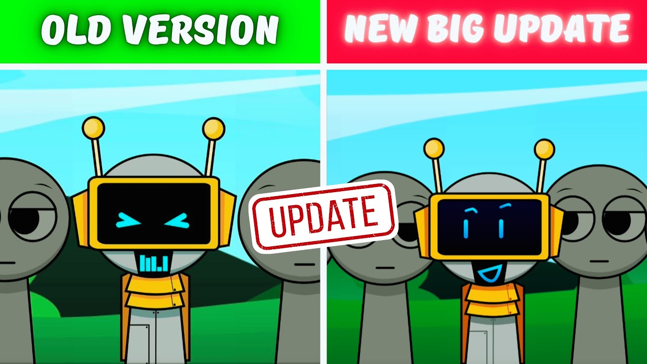 Sprunki ParodyBox Old Version VS NEW BIG UPDATE - YouTube