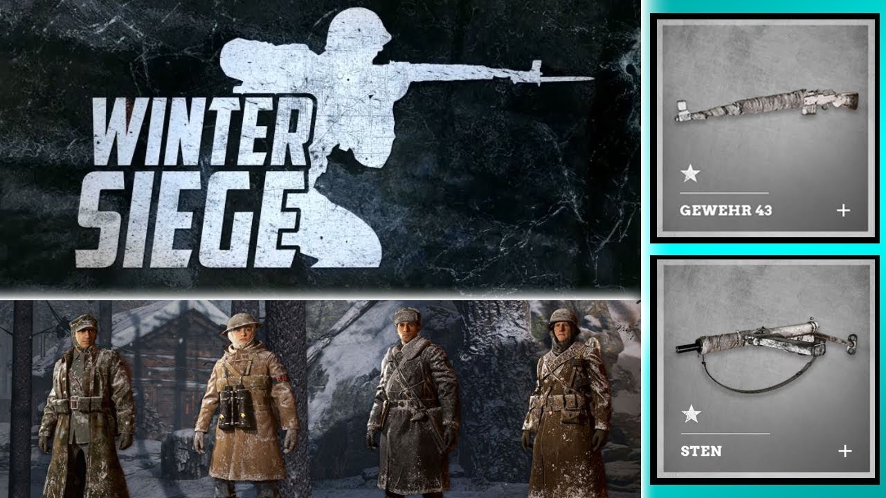 COD WW2 WINTER SIEGE: NEW WEAPONS, GEAR, 2XP AND MORE!! - YouTube