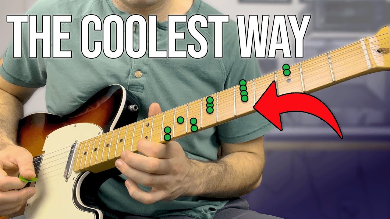The COOLEST Way To Play The Pentatonic Scale On Guitar - YouTube