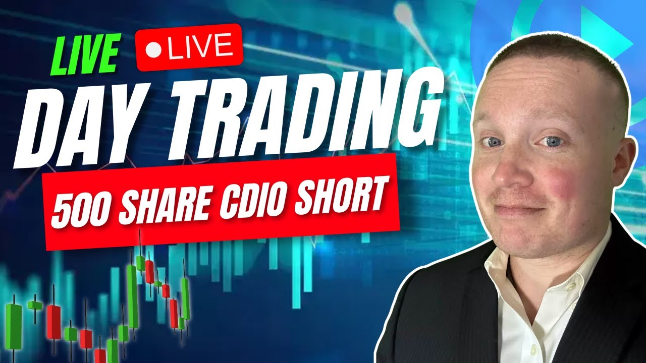 Live Day Trading - 500 Shares Short on CDIO #daytrade #stocks - YouTube
