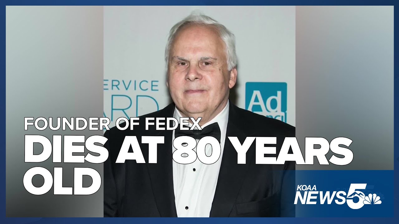 The founder of FedEx dies at 80 years old - YouTube