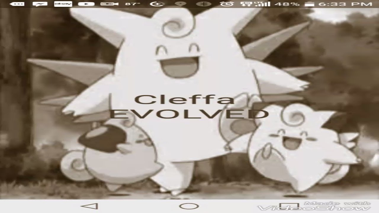 Cleffa evolution song - YouTube