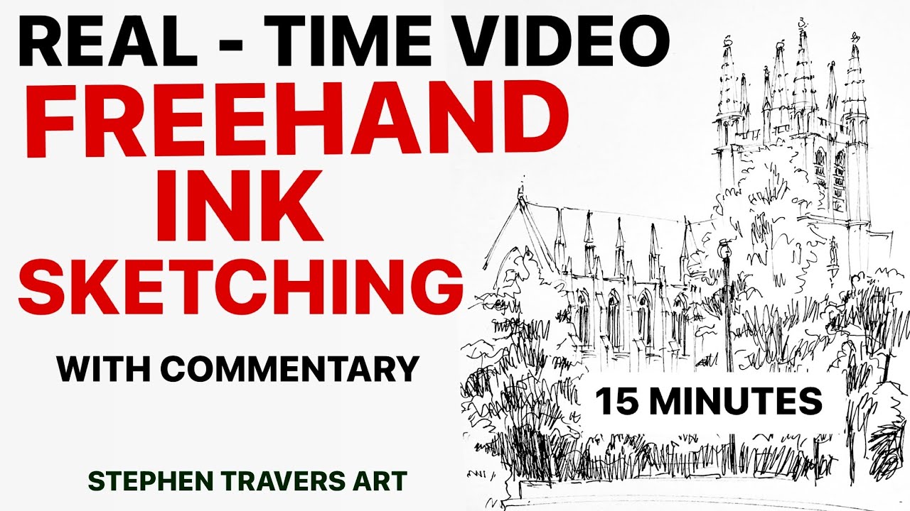 The 15 min Drawing in Real Time with Commentary - See exactly how it's ...