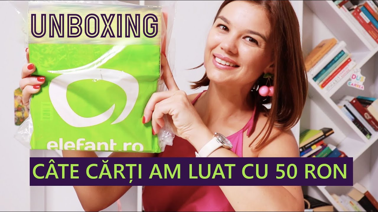 UNBOXING ELEFANT 📚 Cate carti am cumparat cu 50 RON - YouTube