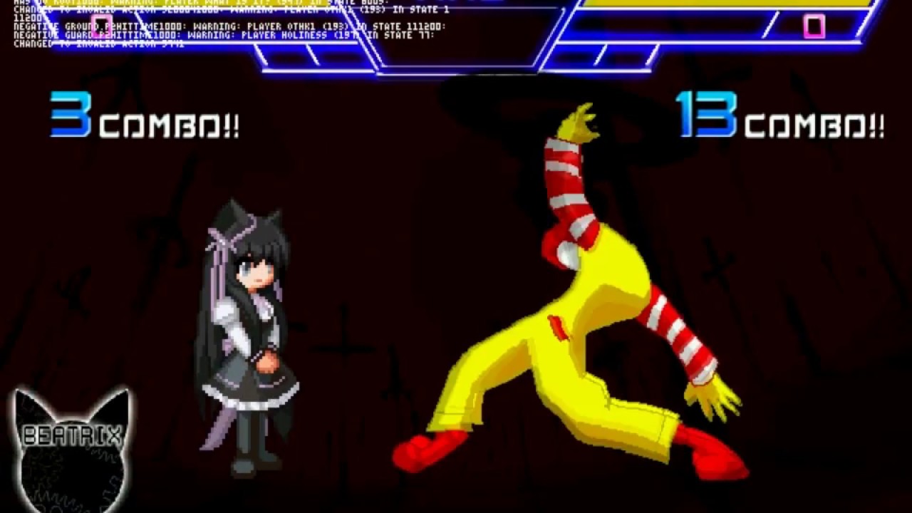 Winmugen: Beatrix Repha vs. Zansatsu R (12p) - YouTube