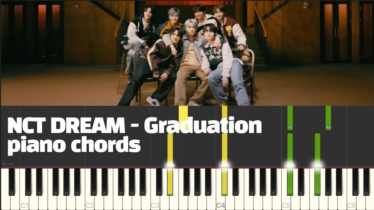 NCT DREAM - Graduation 피아노 반주 튜토리얼 | piano chords | inst | k-pop piano ...