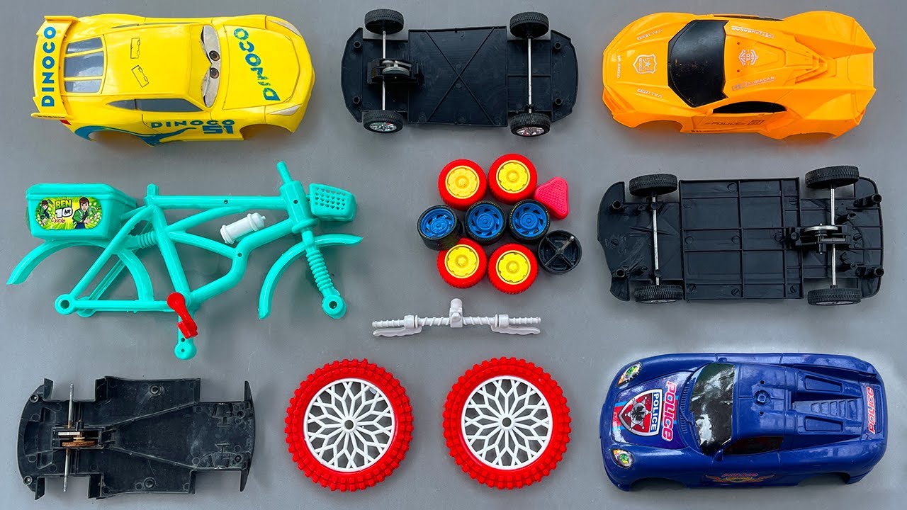 Adding Parts Of Detached Toy Vehicles | police car, Disney Pixar Cars ...