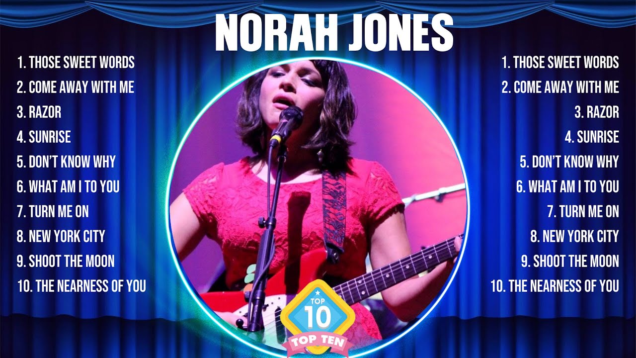 Norah Jones Top Hits Popular Songs - Top 10 Song Collection - YouTube
