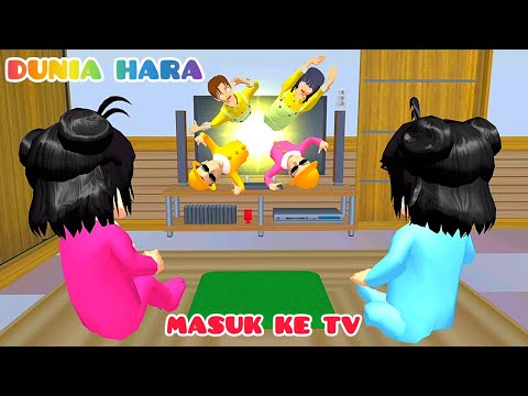 Yuta Mio Terserap Masuk TV 😱 | Cari Mia di Bikini Bottom Sponge Bob Sakura