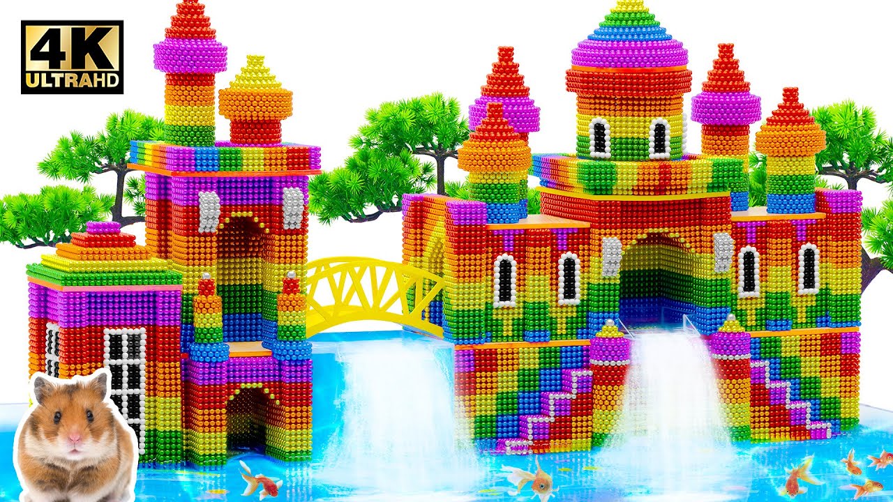 DIY Building A Waterfall That Flows From Castle To The Lake From Magic ...