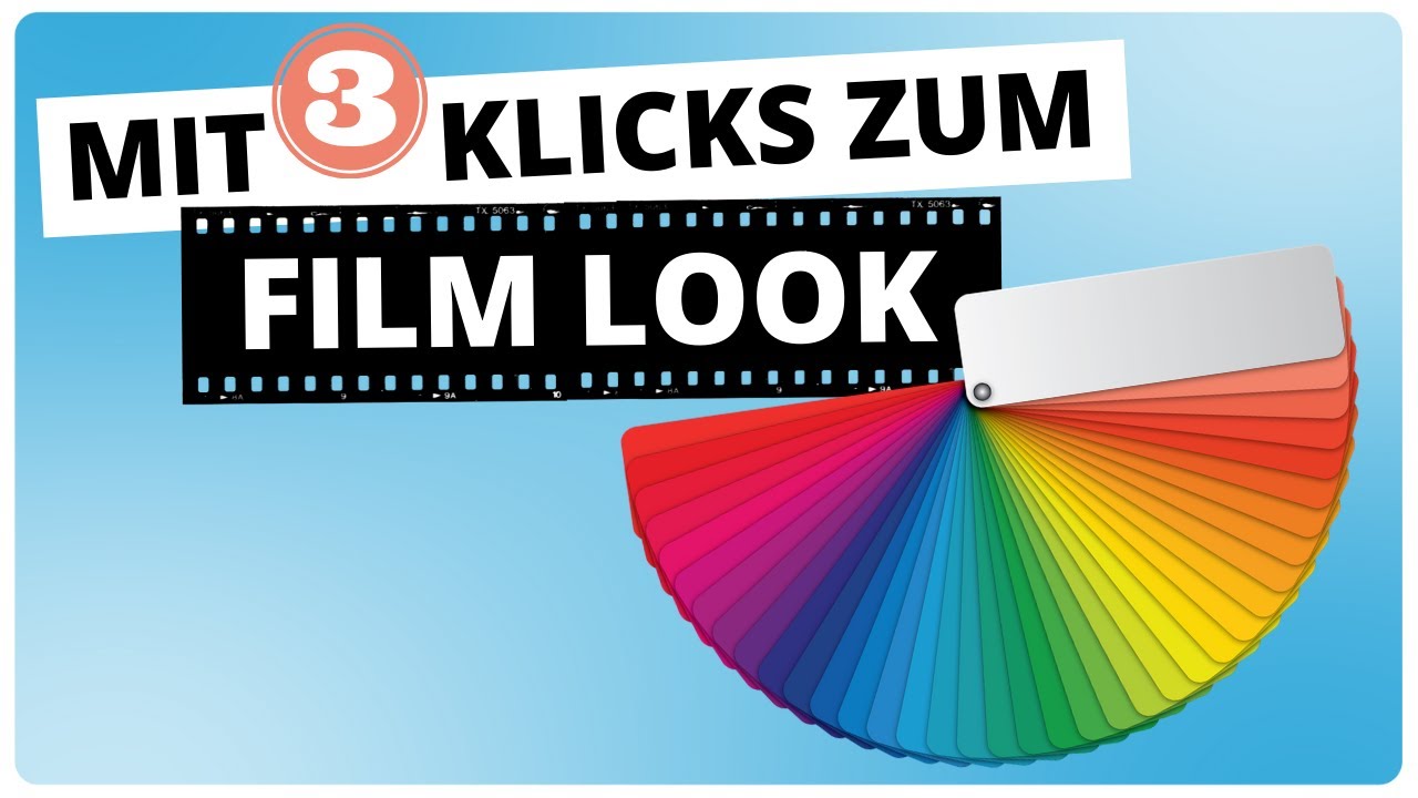 Color Grading Tutorial - Film Look mit 3 Klicks 🎬 - YouTube