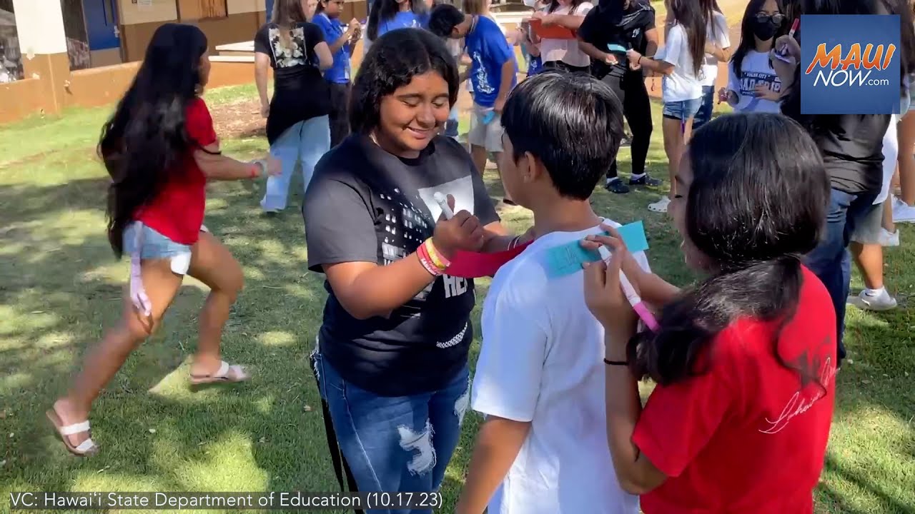 Lahaina Intermediate returns to campus - Oct. 17, 2023 - YouTube