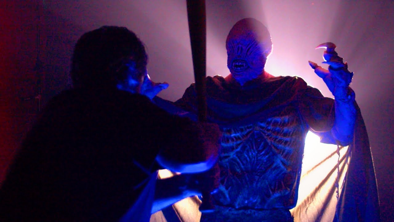 Filming a horror scene for A FEATURE LENGTH FILM! - YouTube