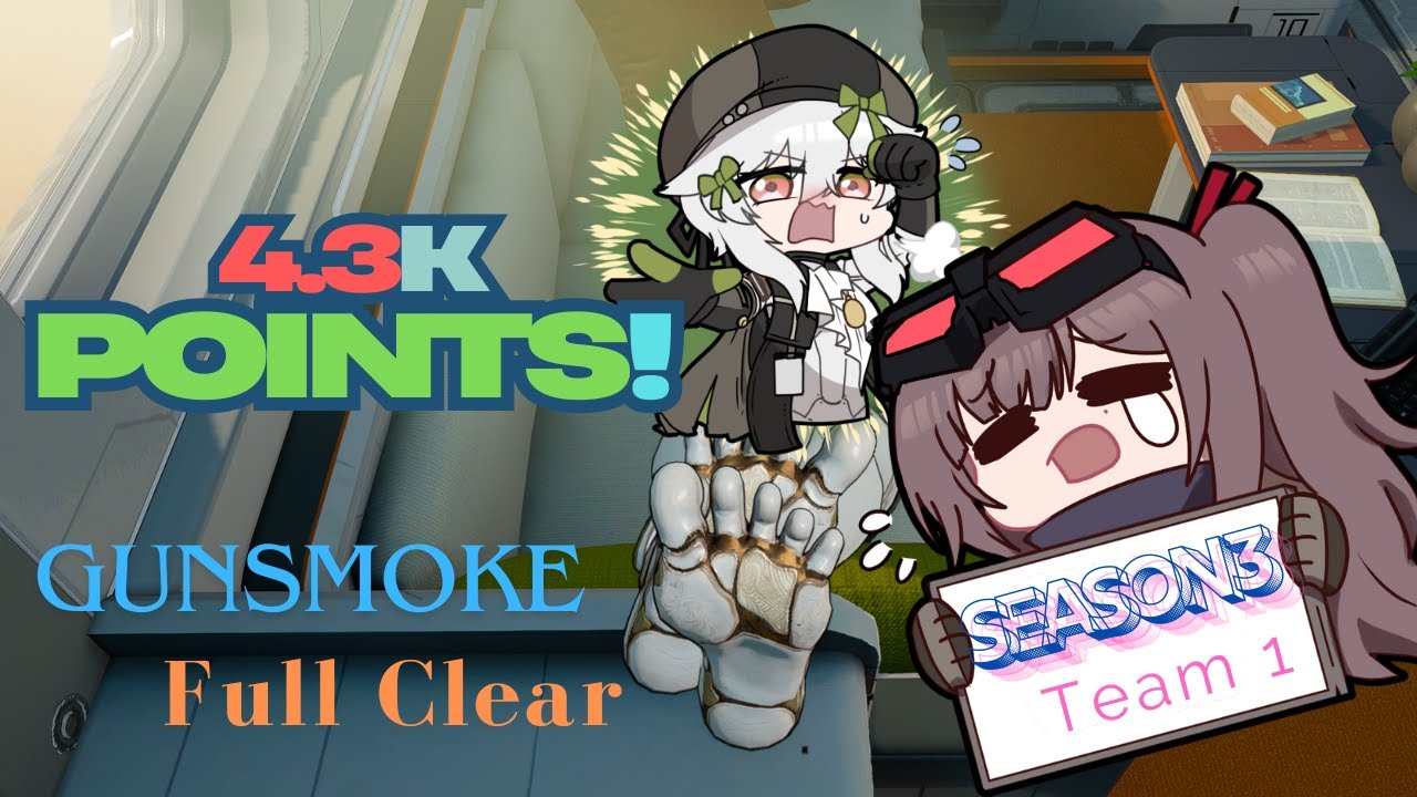 Gunsmoke Season 3 Day 6 | Team 1 | Guild Boss Battle | Girls Frontline ...