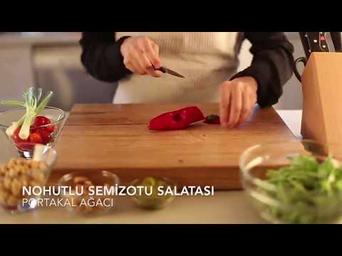 Nohutlu Semizotu Salatasi