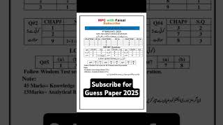 9th Class Biology Pairing Scheme 2025 9th Class Biology Guess Paper ...