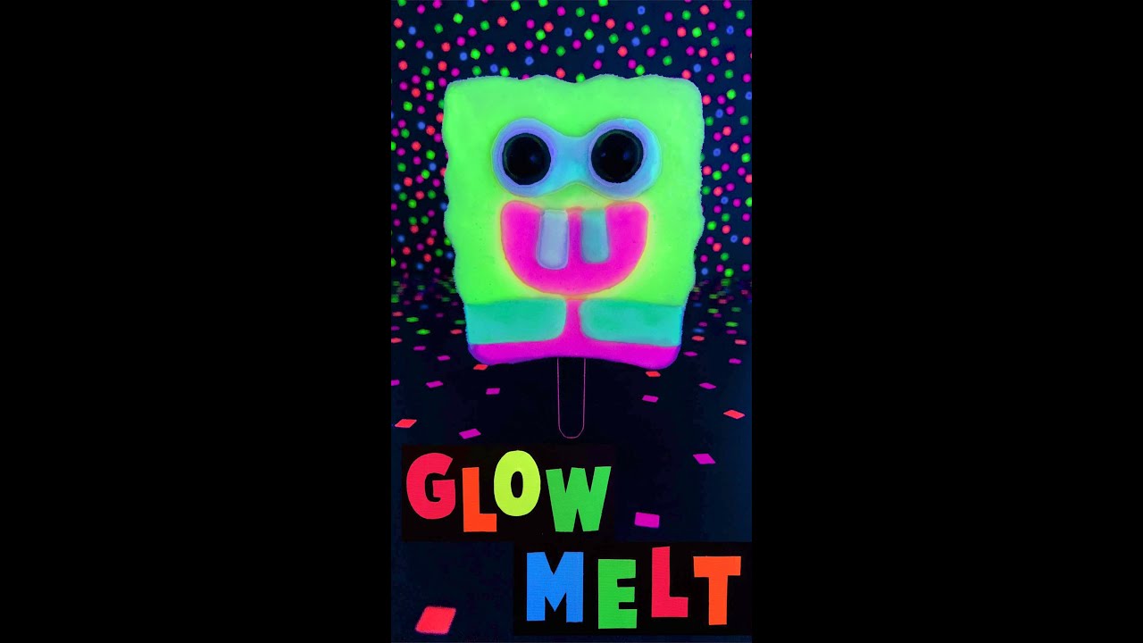 The Melting Glow In The Dark SpongeBob Popsicle #Shorts - YouTube
