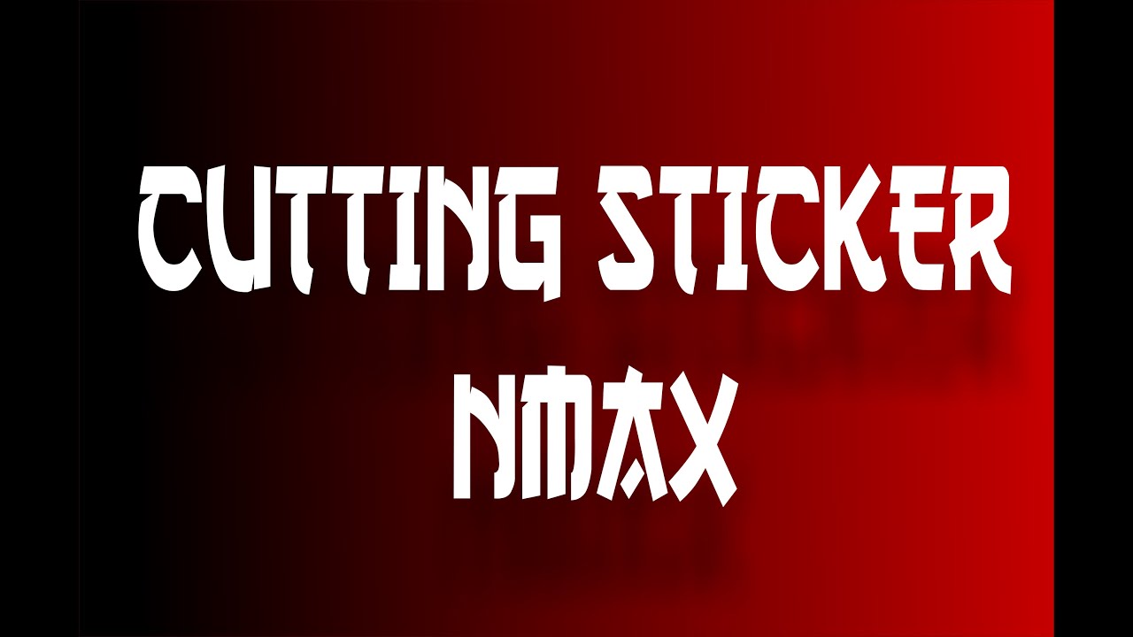 KUMPULAN CUTTING STICKER NMAX MERAH - YouTube