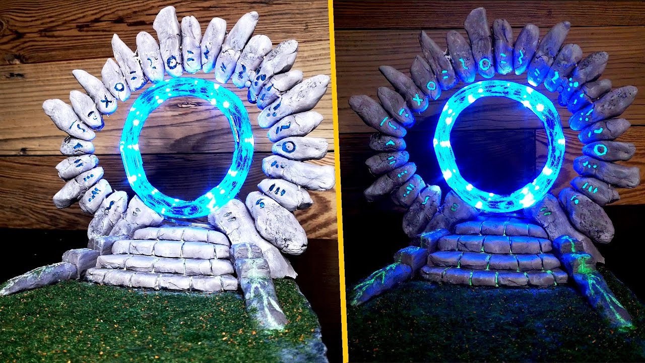 Stargate / Magic Portal Epoxy Resin Diorama - Resin Art - YouTube