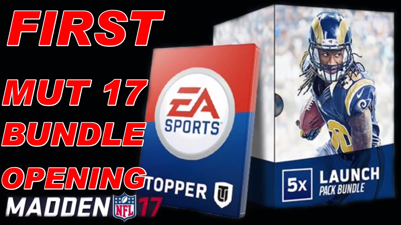 Launch Bundle Opening - Madden NFL 17 Ultimate Team - YouTube