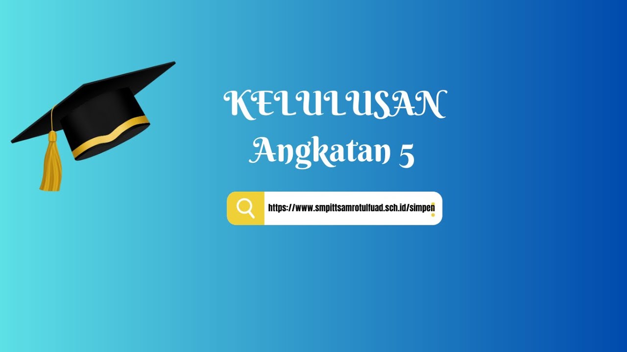Sambutan Kepala #smpittsamrotulfuad tentang kelulusan tahun 2023 ...