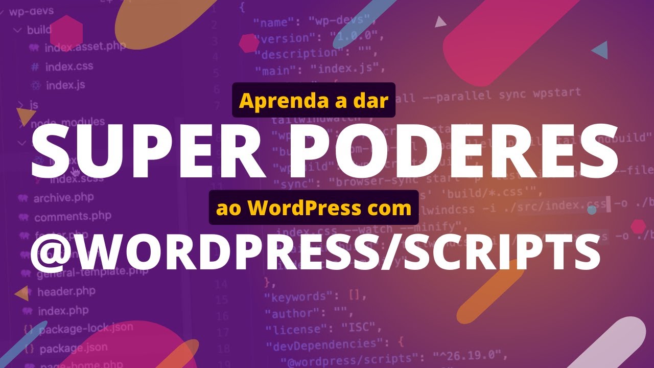 Aprenda a dar super poderes ao WordPress com @wordpress/scripts - YouTube