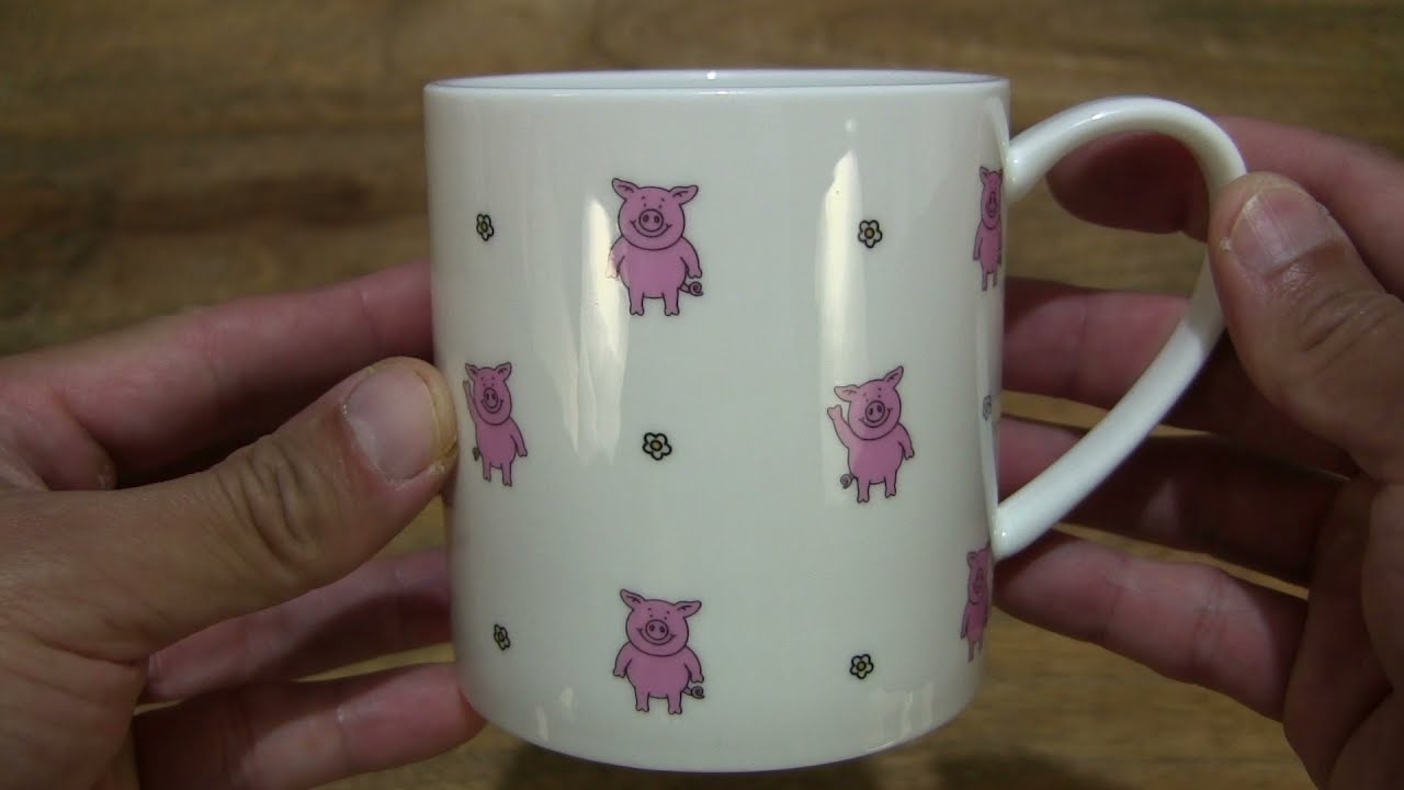 Marks and Spencer Percy Pig Mug - YouTube