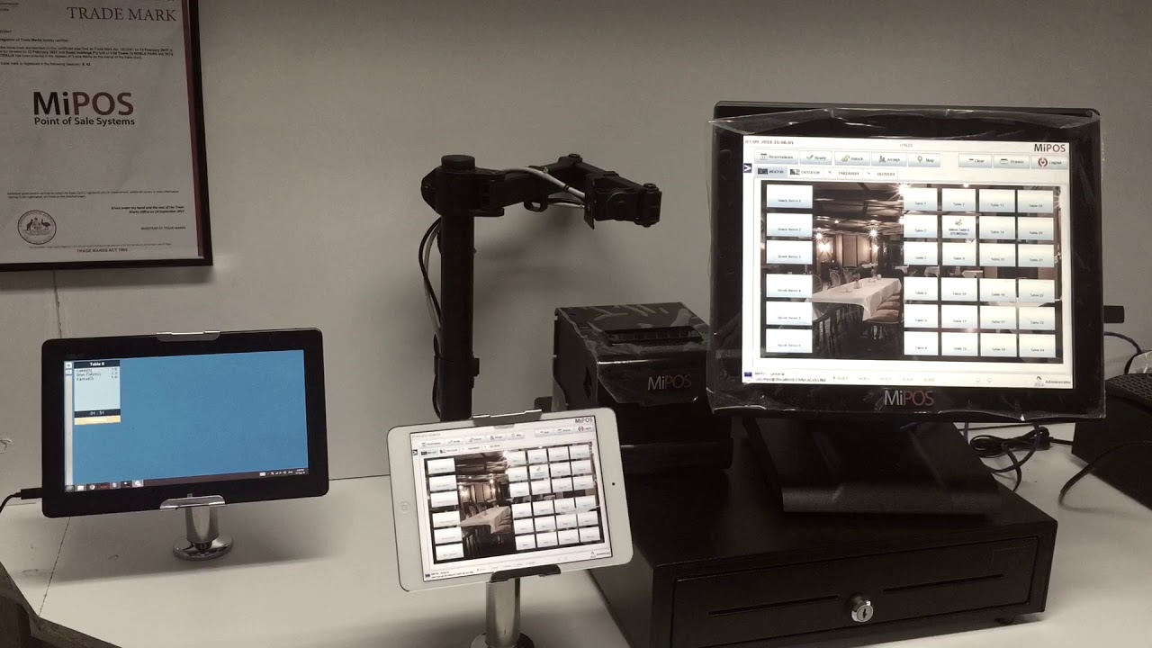 MiPOS Systems with iPad POS and Bump Screen #mipos #cafepos #restaurantpos #miposdemo - YouTube