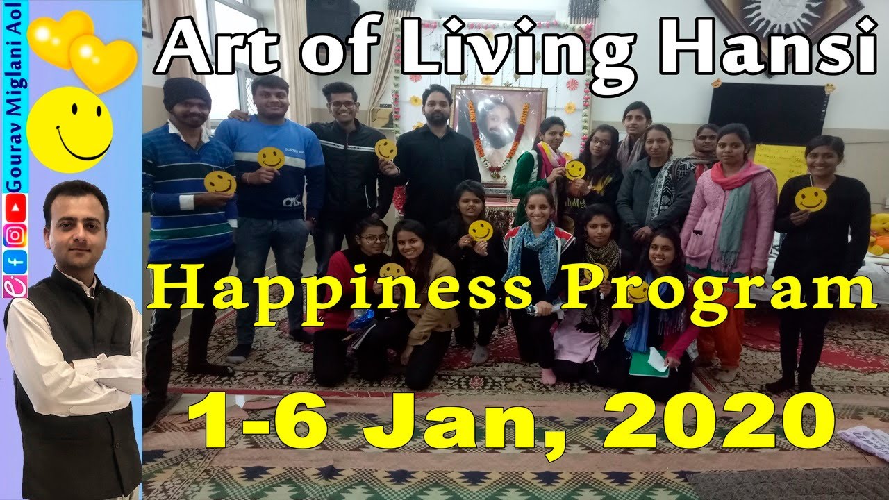 Happiness Program | Art of Living Happiness Program | Happiness program ...