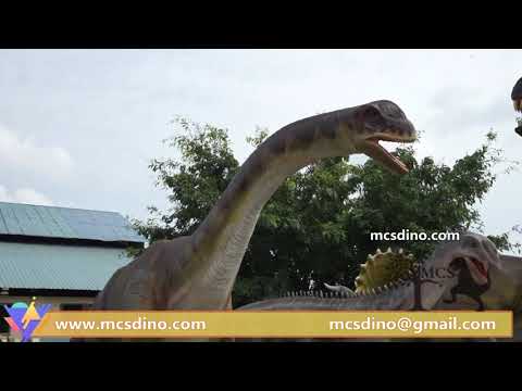 MCST009-Tienshanosaurus Animatronic Model - YouTube
