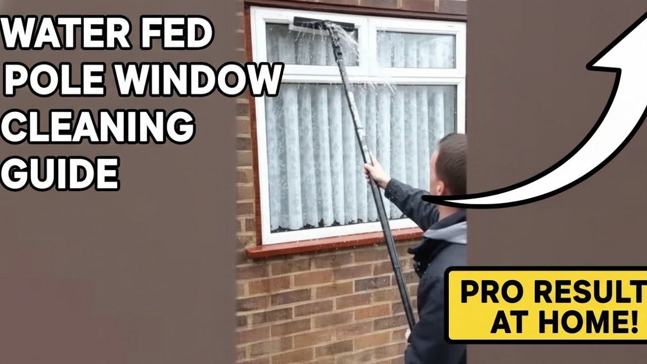 How to use a Water Fed Pole the professional way - YouTube