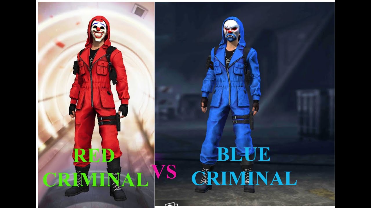 RED CRIMINAL BUNDLE VS BLUE CRIMINAL BUNDLE CUSTOM || - YouTube