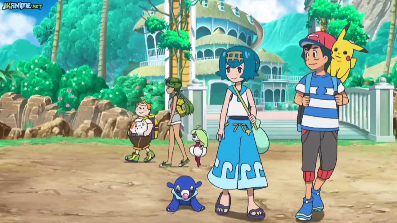 Lana y Ash. Pokemon sol y luna - YouTube