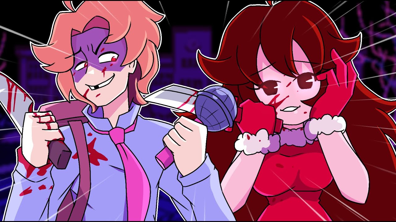A NAMORADA E O SENPAI FICARAM LOUCOS! 😱 | Friday Night Funkin': Crazy ...