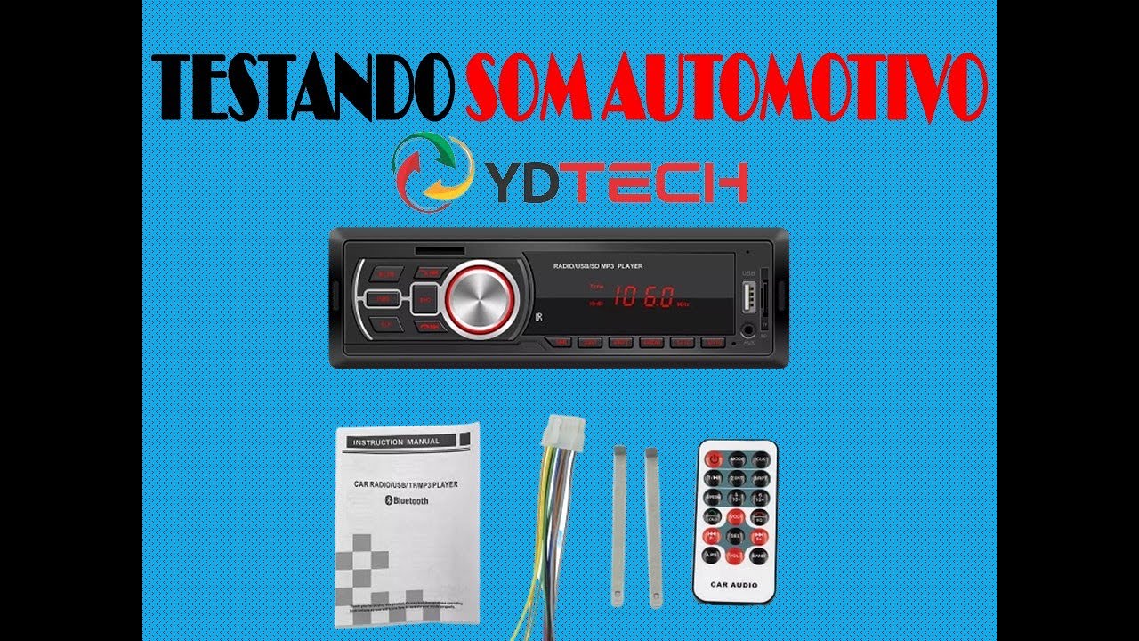 TESTANDO SOM AUTOMOTIVO YDTECH - YouTube