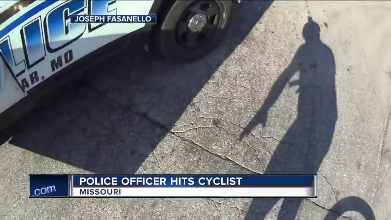 Missouri police officer distracted by phone crashes into bicyclist head ...