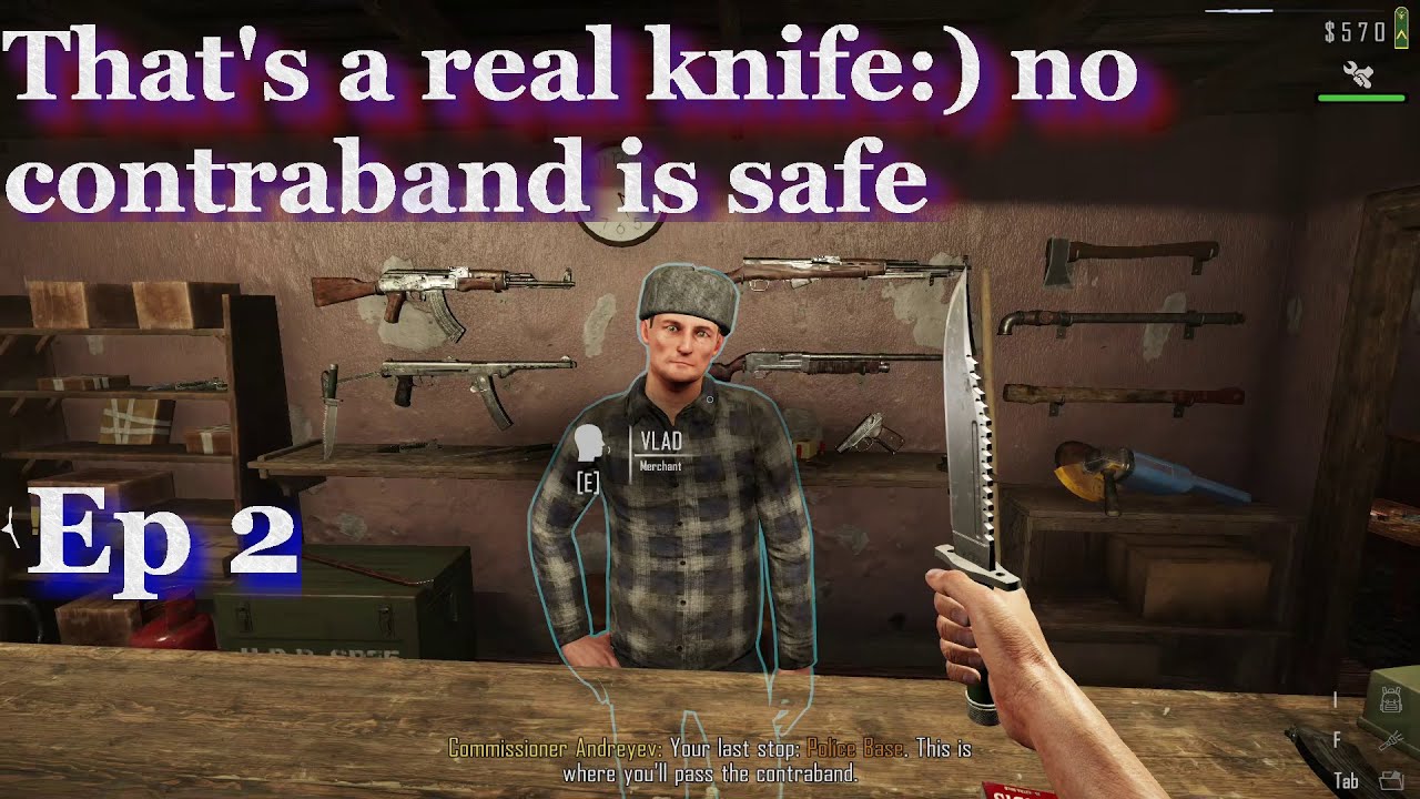 Contraband Police - Lets Play Episode 2 - Day 3 - Driving like Jalopy ...